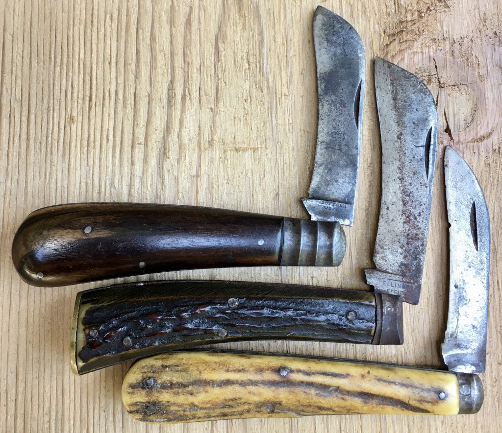 Hawkbill Pruner Knives Old Pocket Knives Hawkbill Pruner Knives Old Pocket Knives