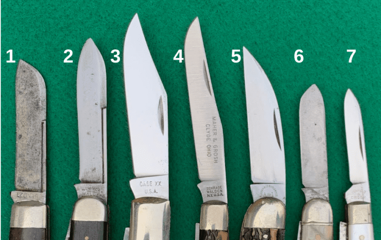 Pocket Knife Blade Shapes & Blade Steel - Old Pocket Knives