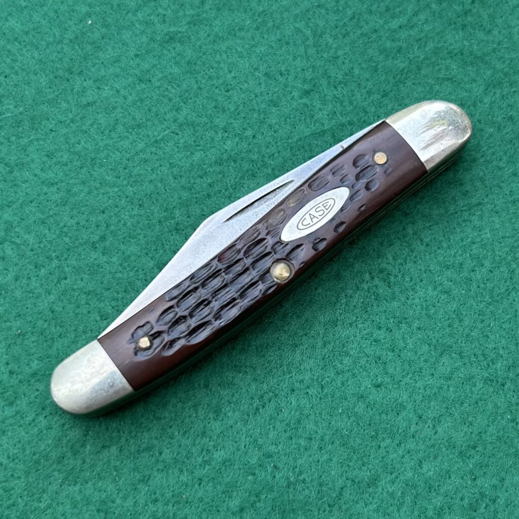 Case XX USA 1972 (8 Dot) 62087 Jigged Delrin Jack Knife - Old Pocket Knives