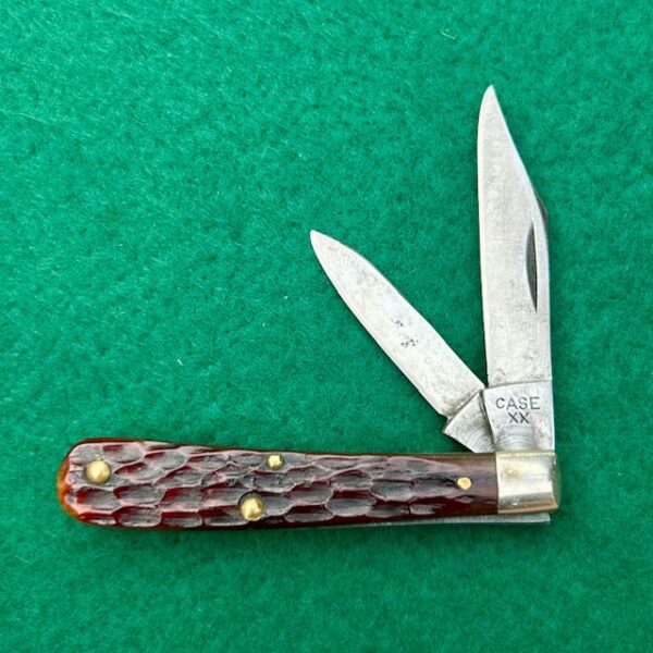 Case XX 1940-64 6229 1/2 Tadpole Knife Pretty Bone - Old Pocket Knives