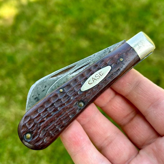 Case XX USA 1977 (3 Dot) 6217 "Loom Fixer" curved jack knife - Old ...