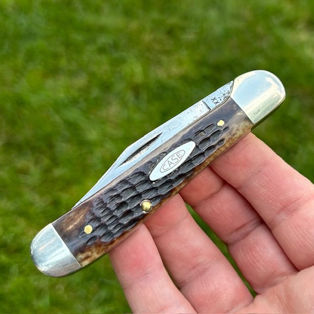 Case XX USA 1981 (9 Dot) 6249 Copperhead Jigged Bone Knife - Old Pocket ...